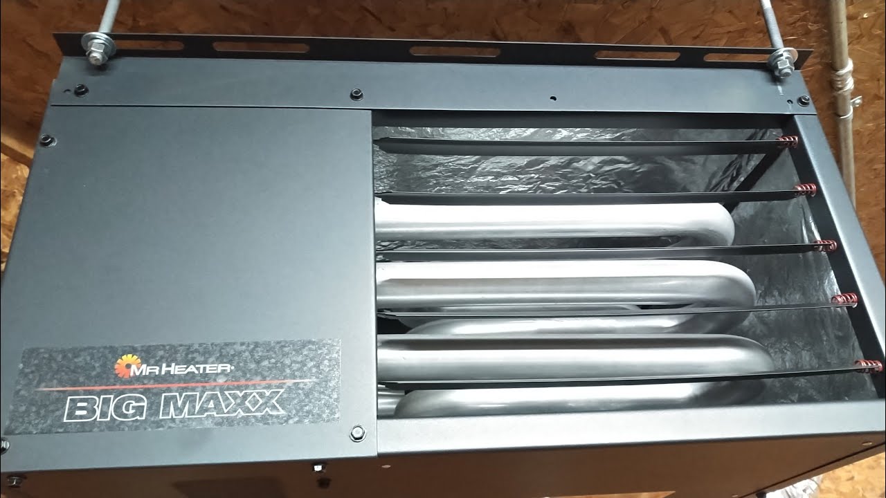 Big Maxx 50,000 BTU heater - YouTube