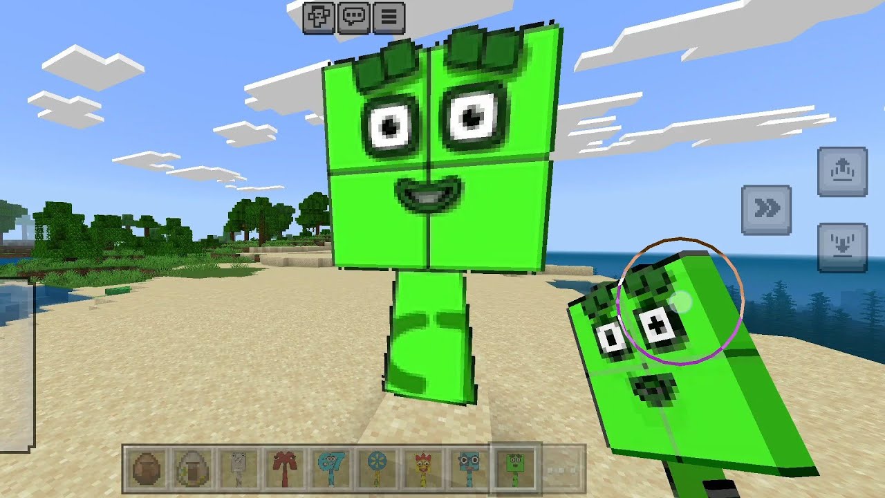 Sprunki OC Numberblocks Minecraft PE Mod - YouTube