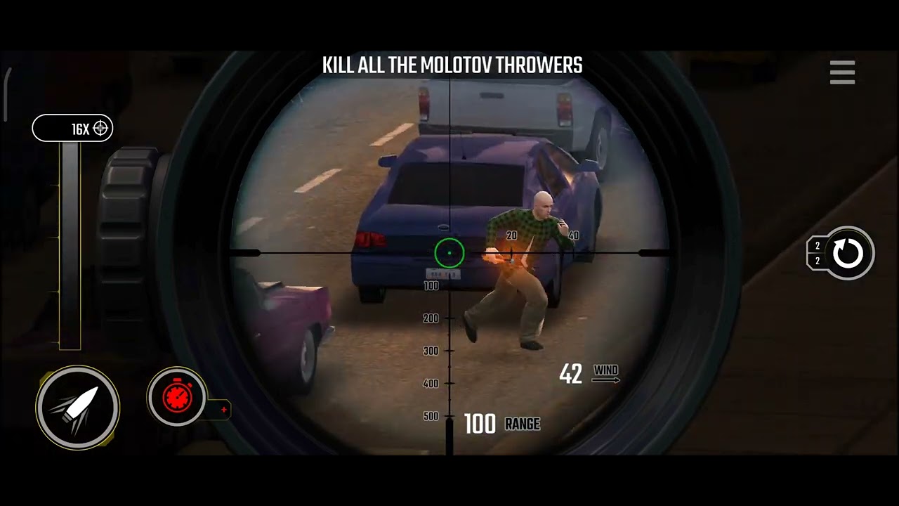Pure Sniper Z27 Red Bay Mission 22 Fire When Ready | Kill All Molotov ...