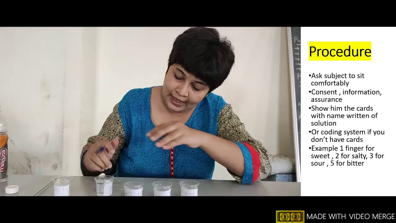 Taste sensation examination procedure- Cranial nerve 7, 9 & 10 - YouTube