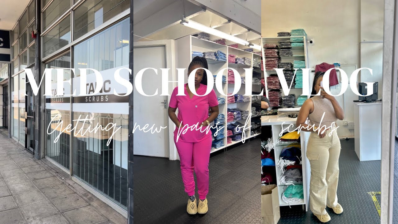 Med school vlog | buying scrubs from Tank scrubs #medical #ukzn #fypシ ...