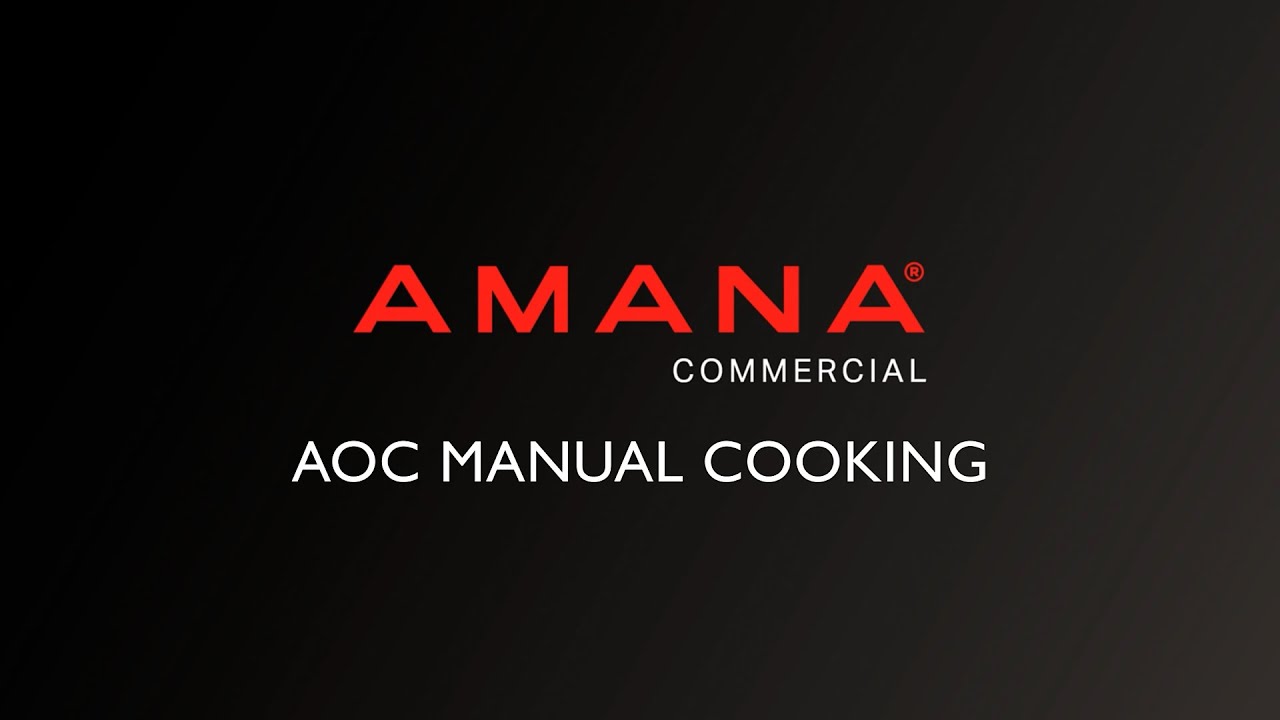 02 - How to Manually Cook (AOC) - YouTube