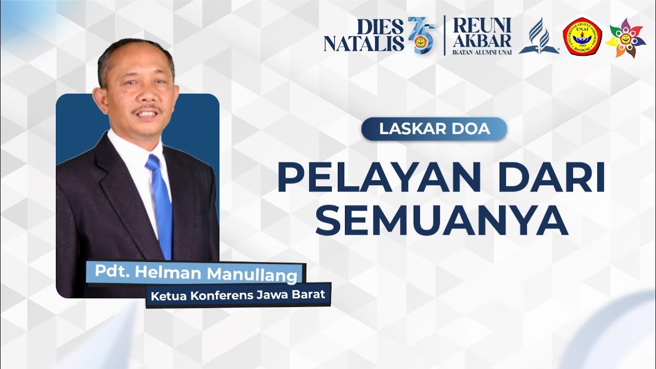 🔴[LIVE] Laskar Doa "Pelayanan Dari Semuanya" - Pdt. Helman Manullang ...