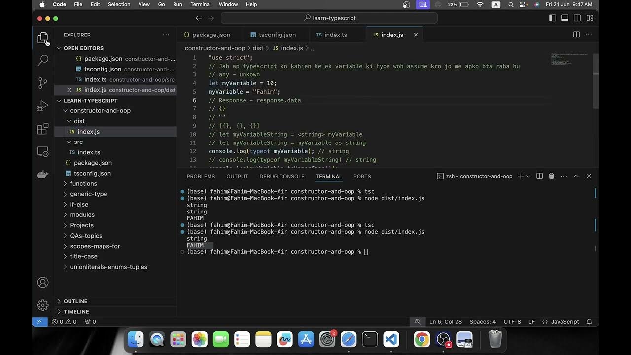 Explicit Casting / Constructor Function / OOP - Part 1 - YouTube