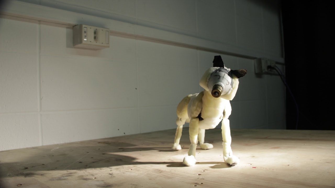 Stop motion Wolf Puppet - YouTube