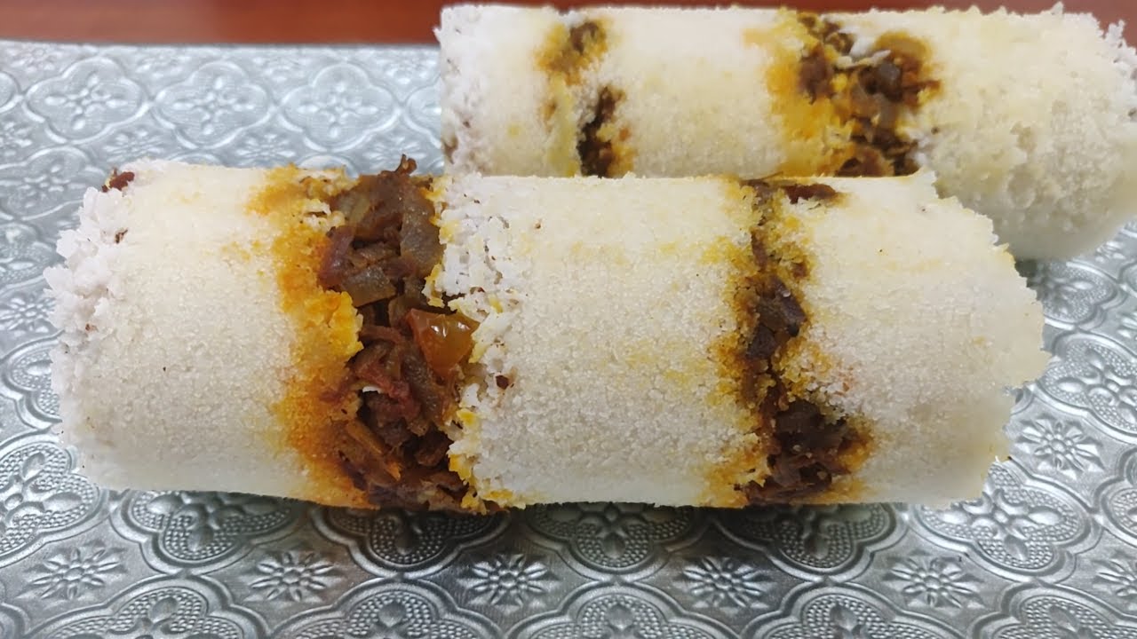 Beef Puttu | Irachi Puttu | Minced Meat Puttu | Steamed Rice Cake With ...