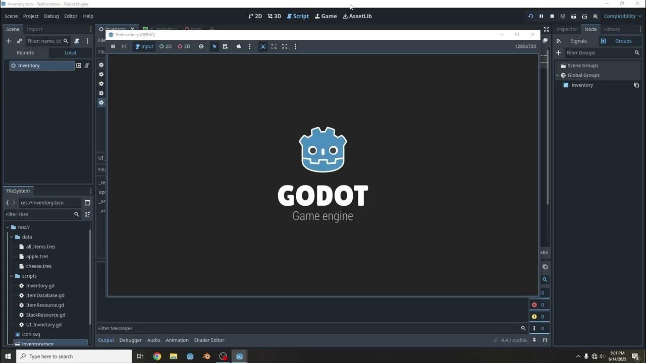 Godot 4 Inventory System UI Tutorial 2025 GUI - YouTube