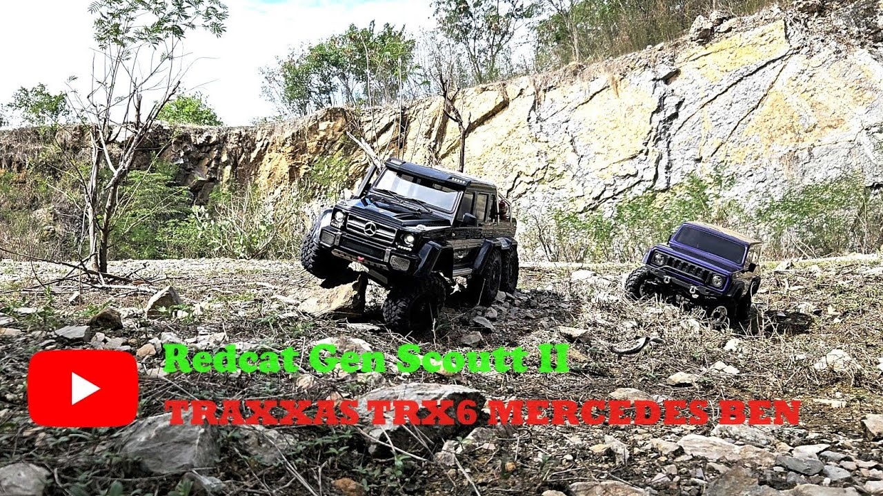 RC 1/8 Traxxas TRX6 Mercedes Ben 6x6 wheels AMG G63 VS Redcat Scoutt ...