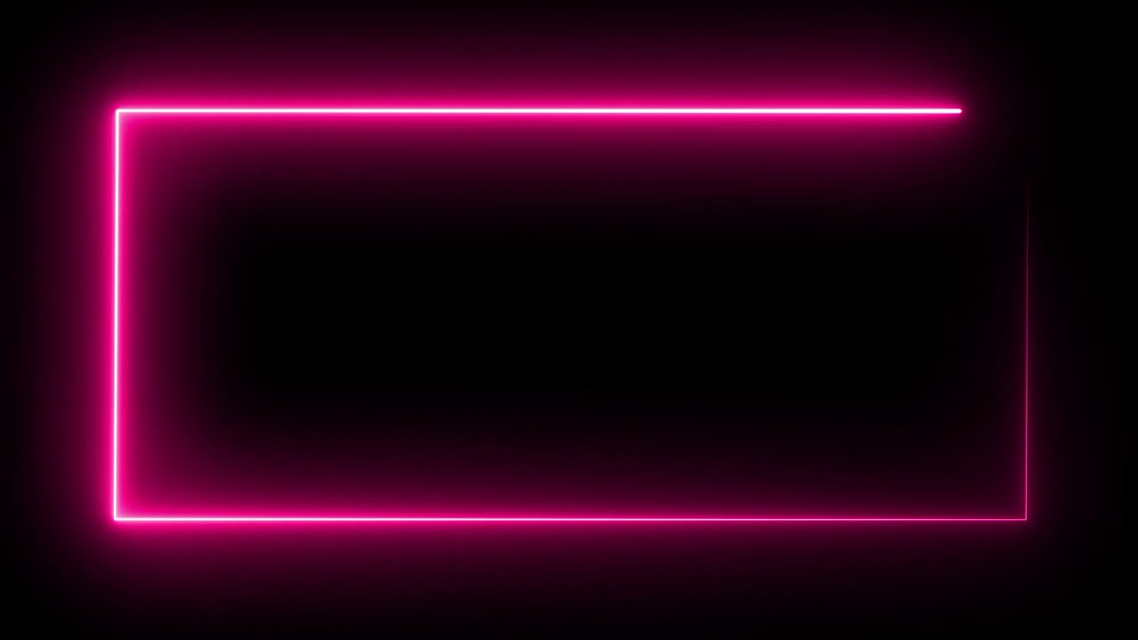 Frame animated free, Neon Light Frame no copyright, animated border ...