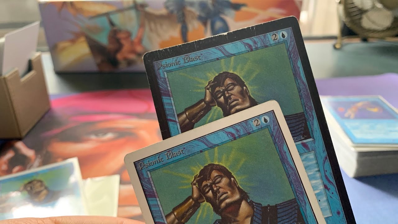 Beta Psionic Blast in the Mail | Old School Magic the Gathering (MTG) | 394 - YouTube