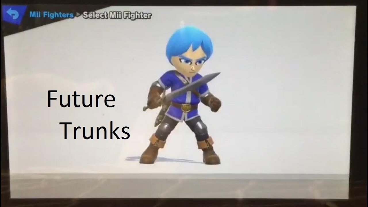 Trunks Mii Creation Guide - YouTube
