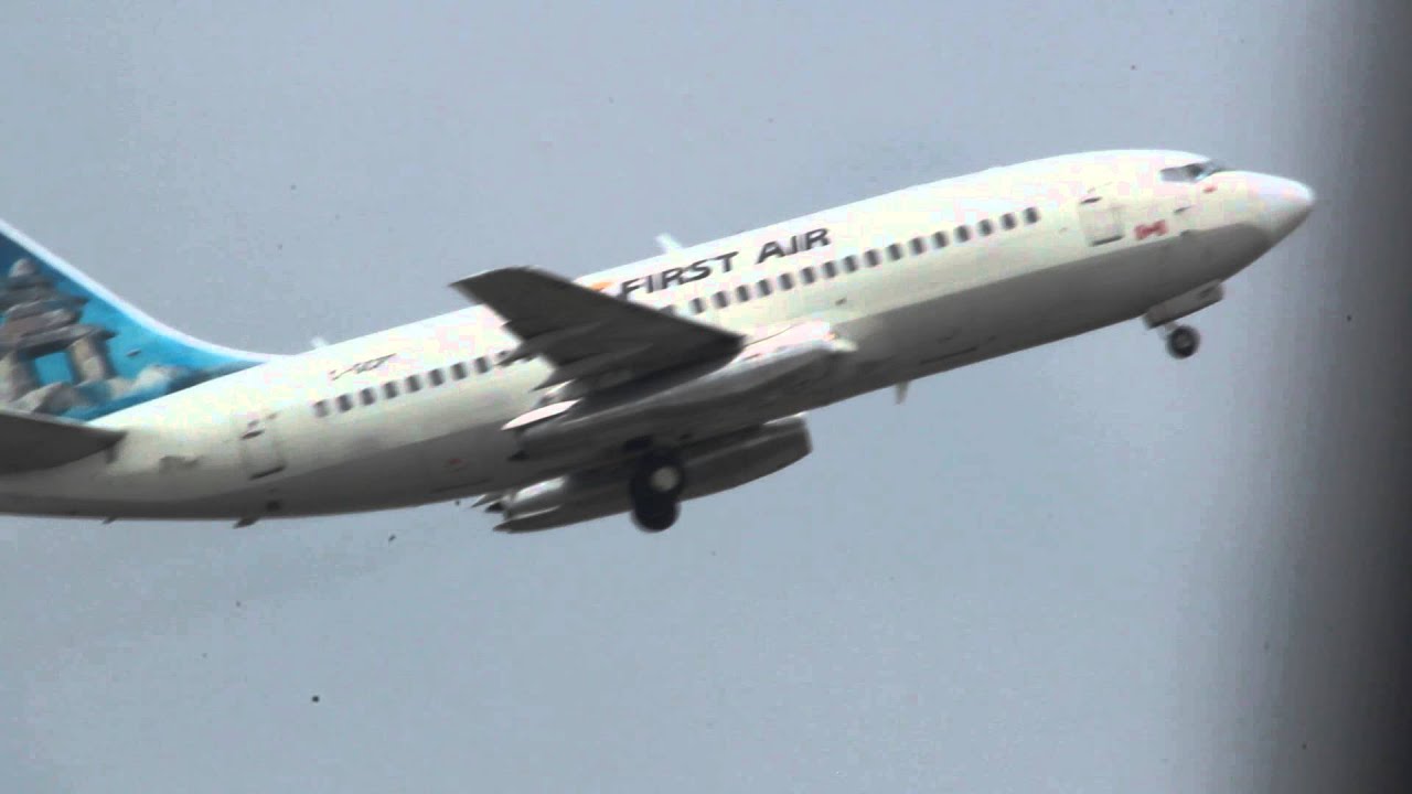 First Air 737-200 Takeoff from Ottawa (YOW) to Montreal (YUL) - YouTube