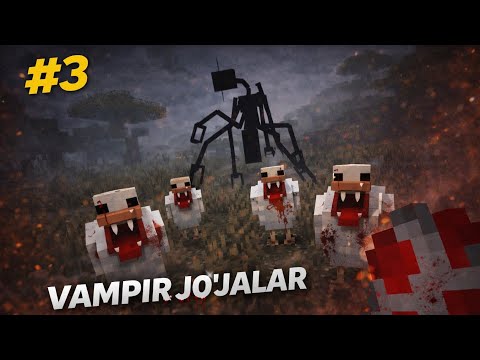🔥 Vampir joʻjalar | Minecraft Uzbekcha 
