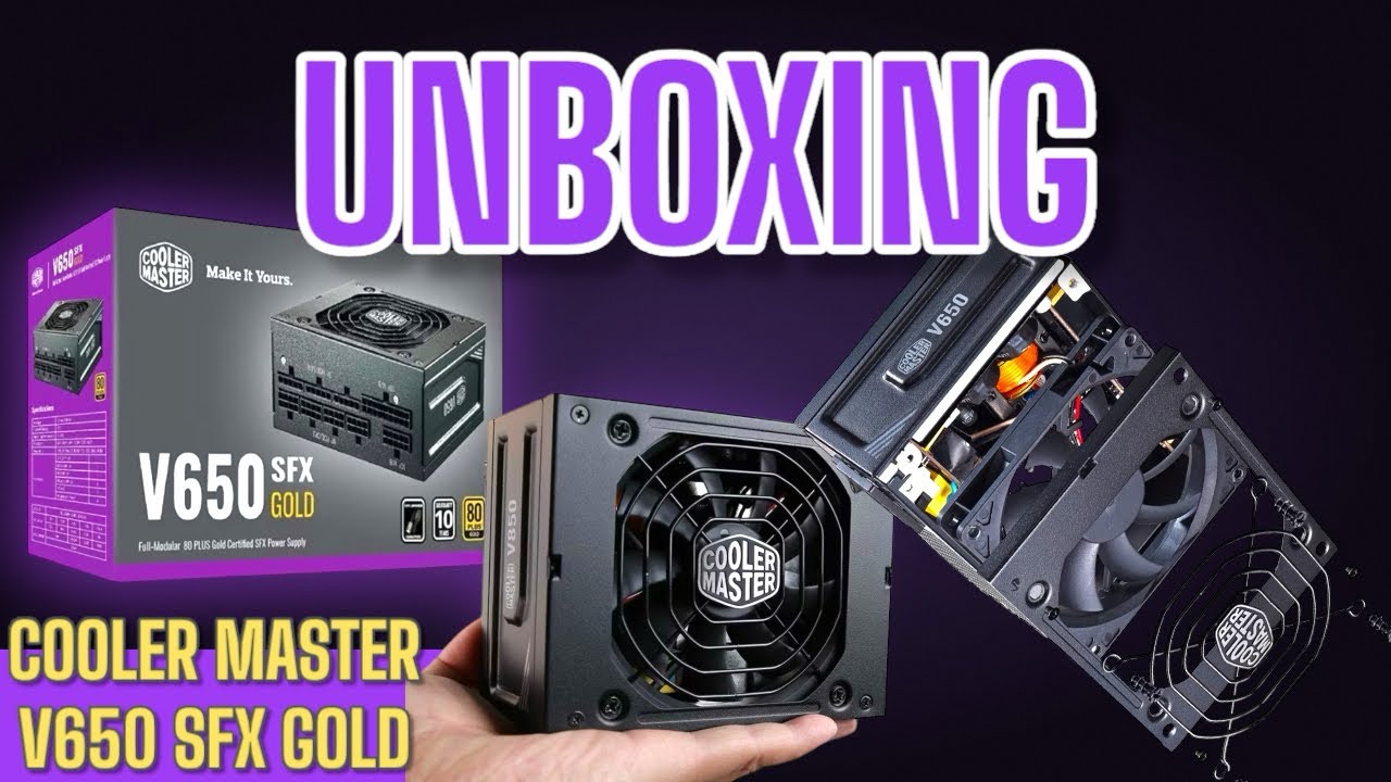 COOLER MASTER V650 SFX GOLD - 650W 80+ Gold Fully Modular || #unboxing ...