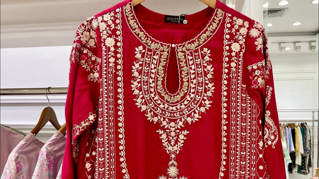 Aghanoor New Wedding Snd Party Wear Dresses || 6 November 2024 - YouTube