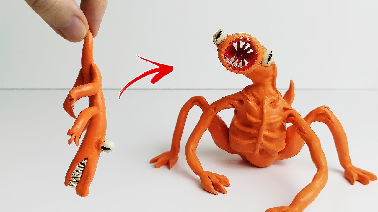 Realistic Siren Head from Rainbow Friends with clay / All siren heads ...
