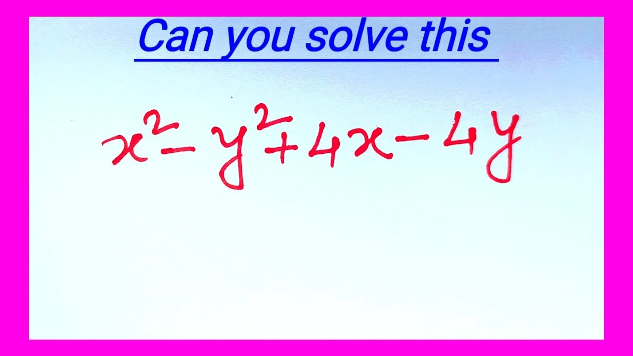 can you solve this? logical math । math Olympiad। algebra Mathematics ...