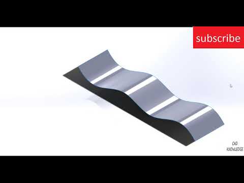 Dynamic wave animation in solidworks - YouTube