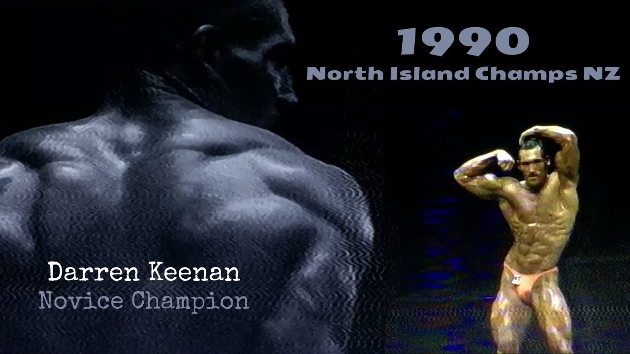 Darren Keenan 1990 North Island NZ Novice Bodybuilding Champion - YouTube