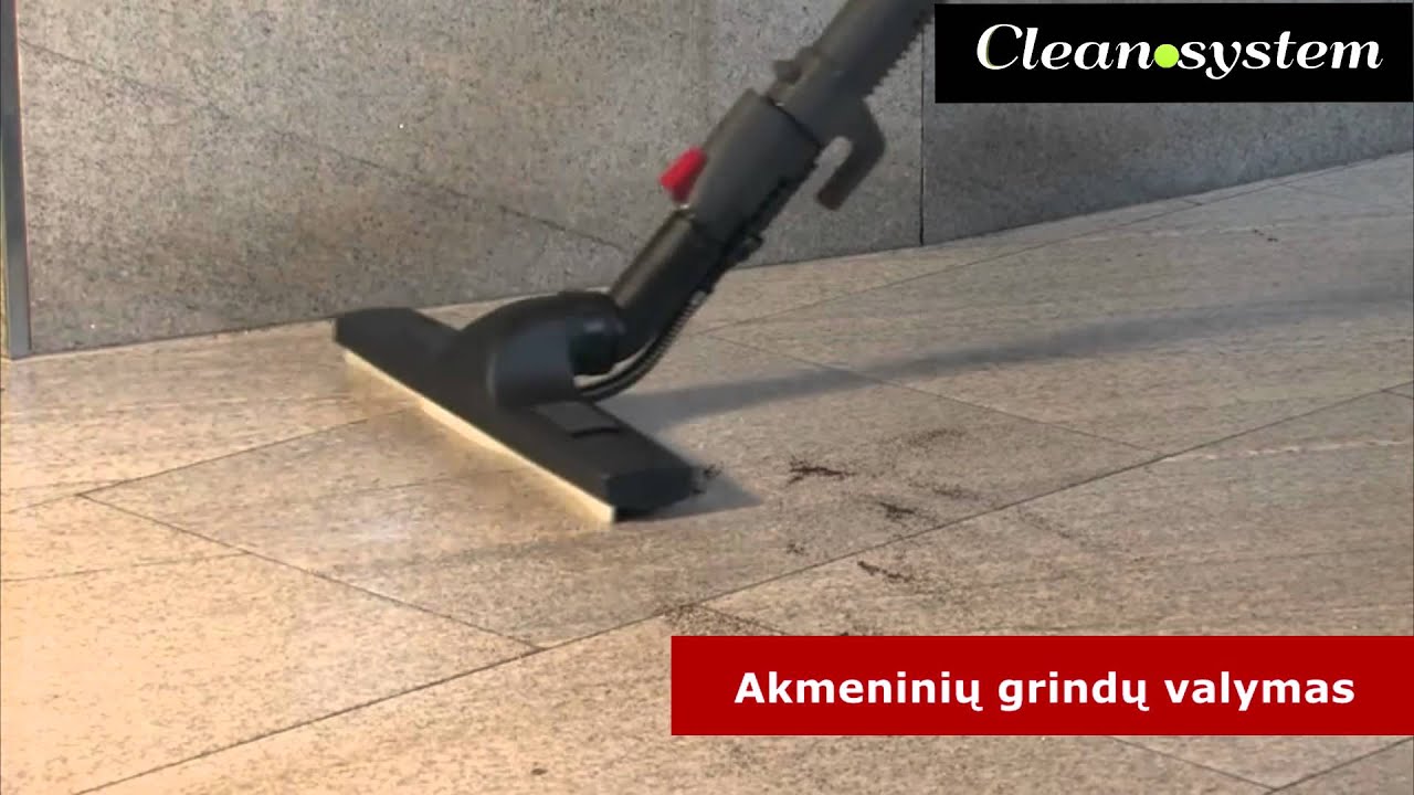 Granito grindų valymas garais - YouTube