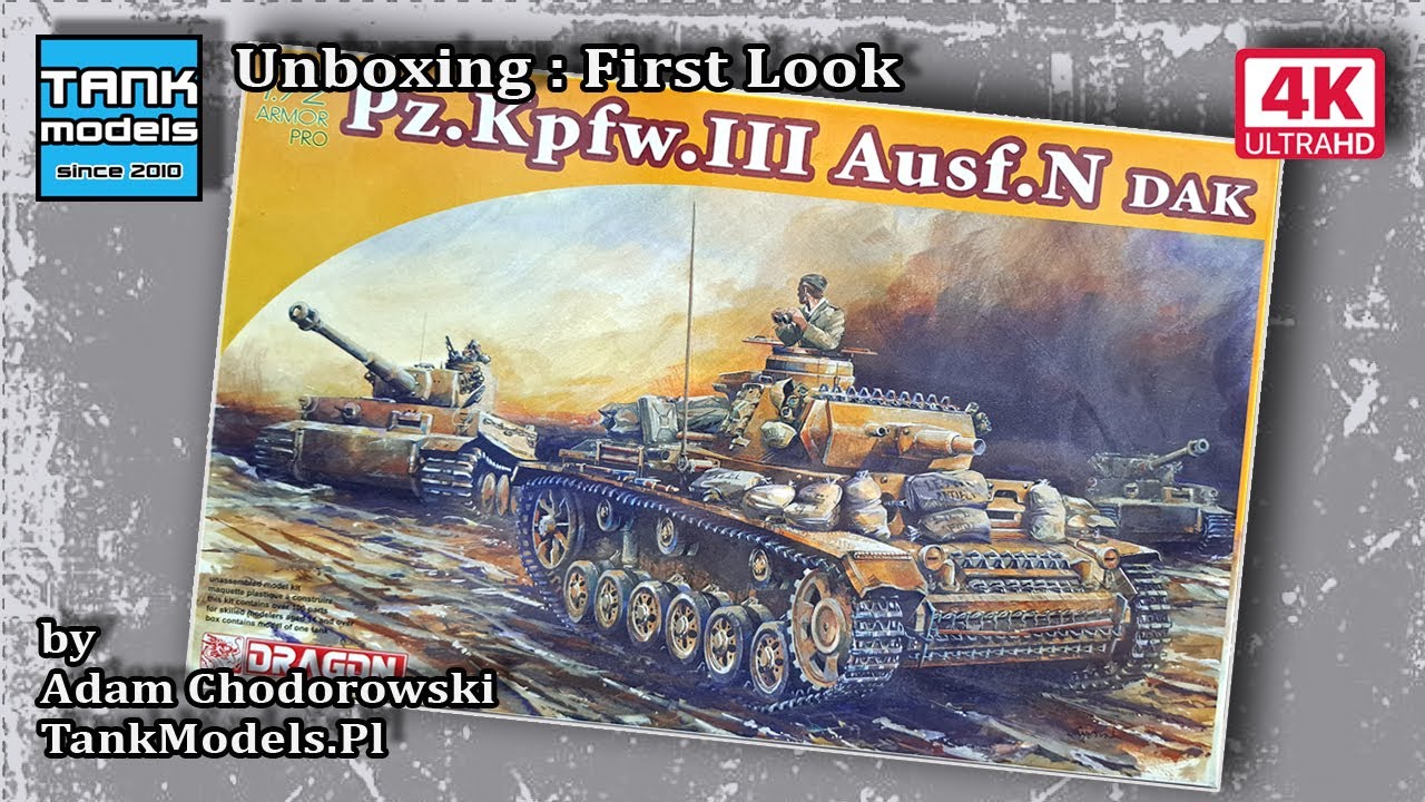Unboxing 238 - Panzer III Ausf. N (DAK) - Dragon 7386 - YouTube