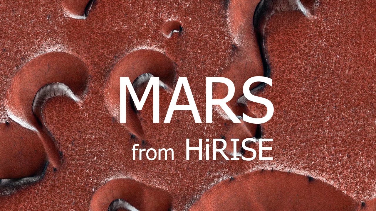 Defrosting of Dunes with Large Gullies [ MARS from HiRISE ] 4K - YouTube