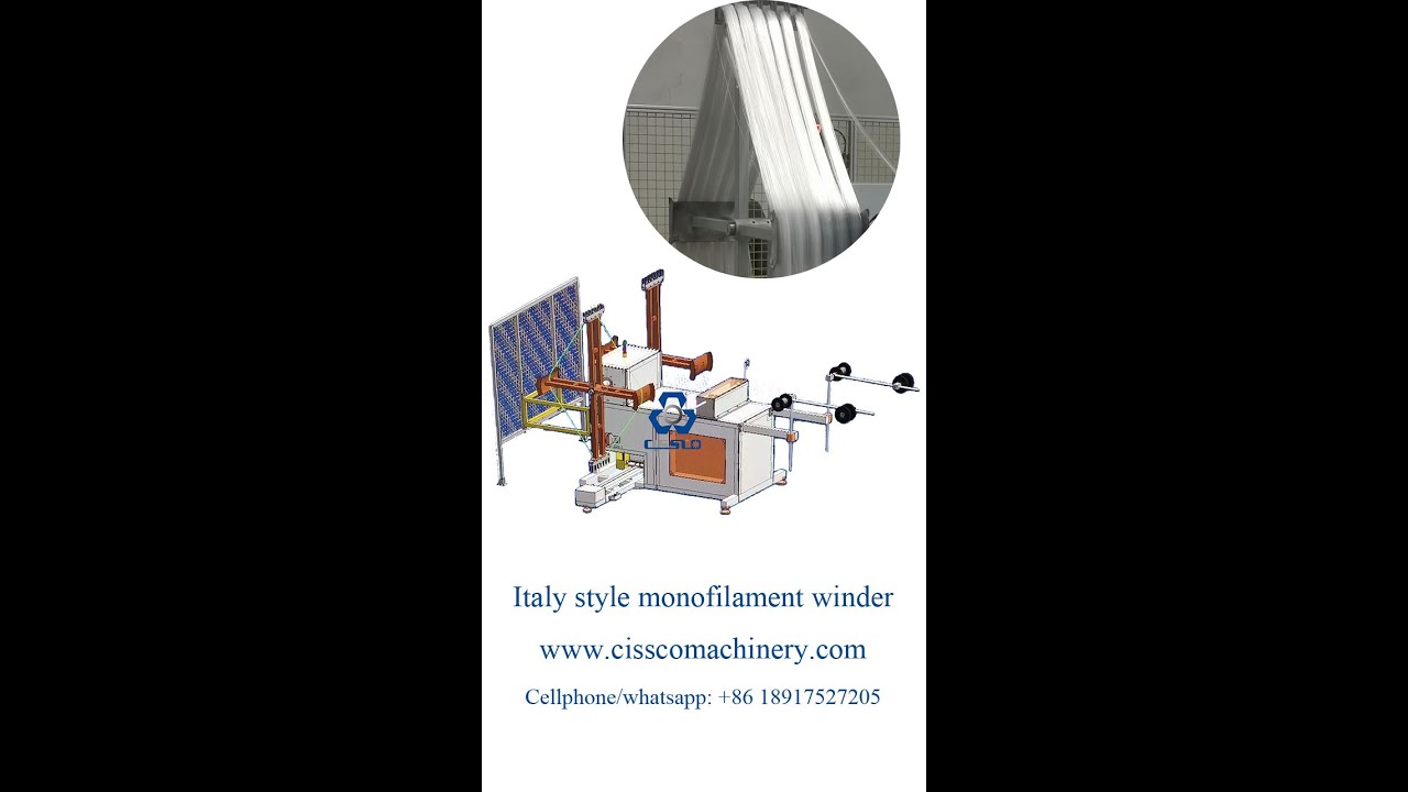AUTOMATIC ITALY STYLE MONOFILAMENT WINDING MACHINE | WINDER | COILING ...