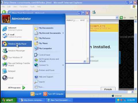 Viruses in action Cursor Mania Virus in action DO NOT TRY THIS AT HOME ...