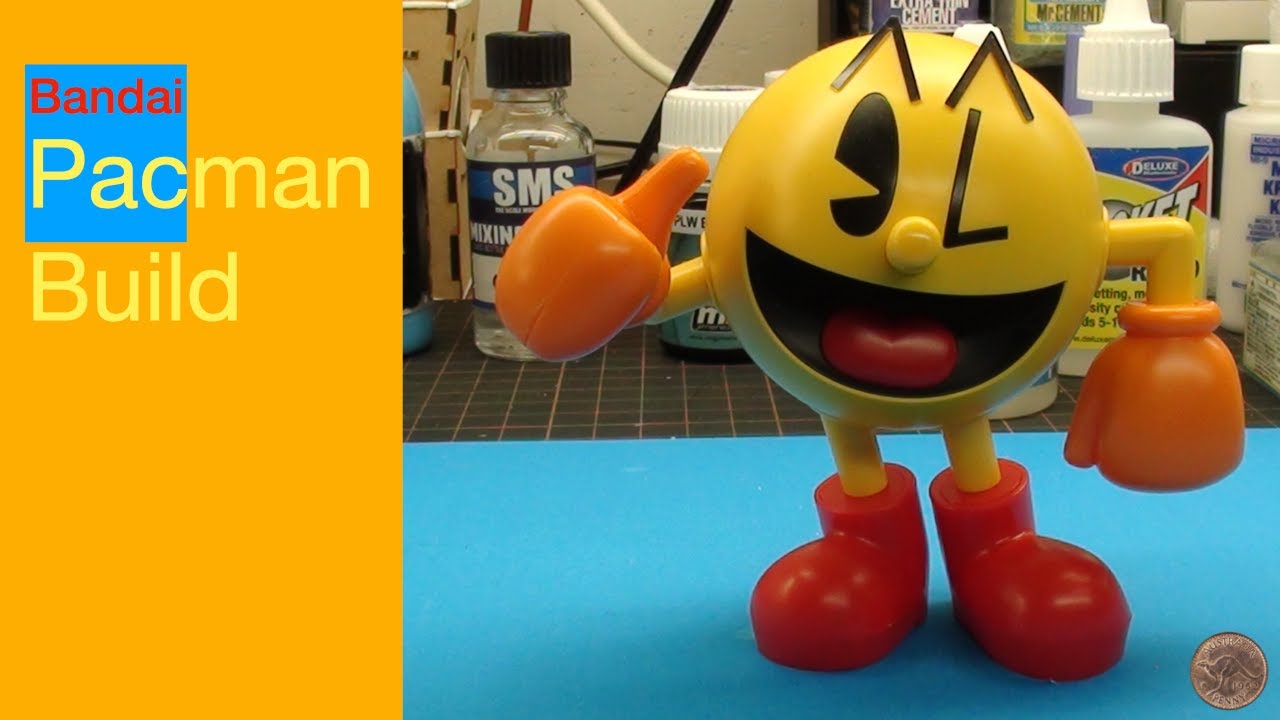 Bandai's Entry Grade Pacman Model Kit Build - YouTube