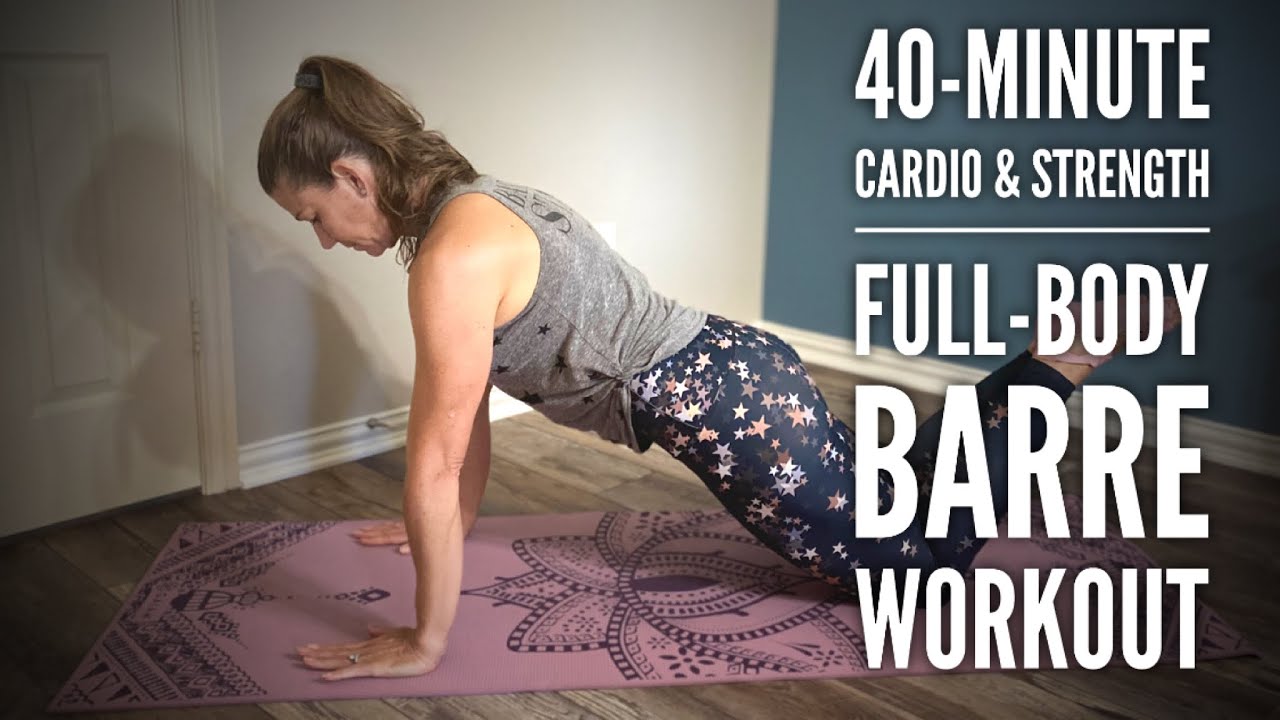 40-minute Barre Workout |Low Impact Cardio & Strength Exercises - YouTube