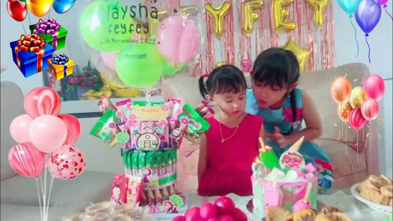 ULANG TAHUN FEYFEY YANG KE 3|| Happy Birthday - YouTube