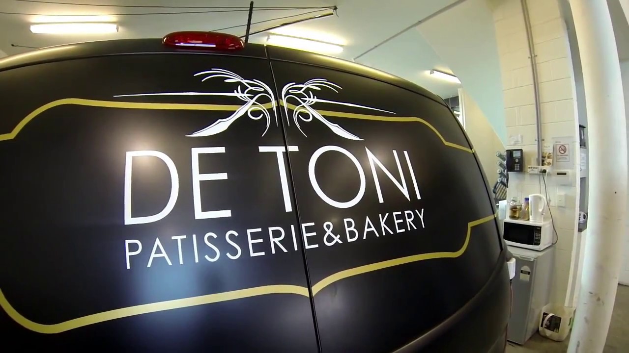 Hyundai Iload full wrapped in satin black & signage - YouTube