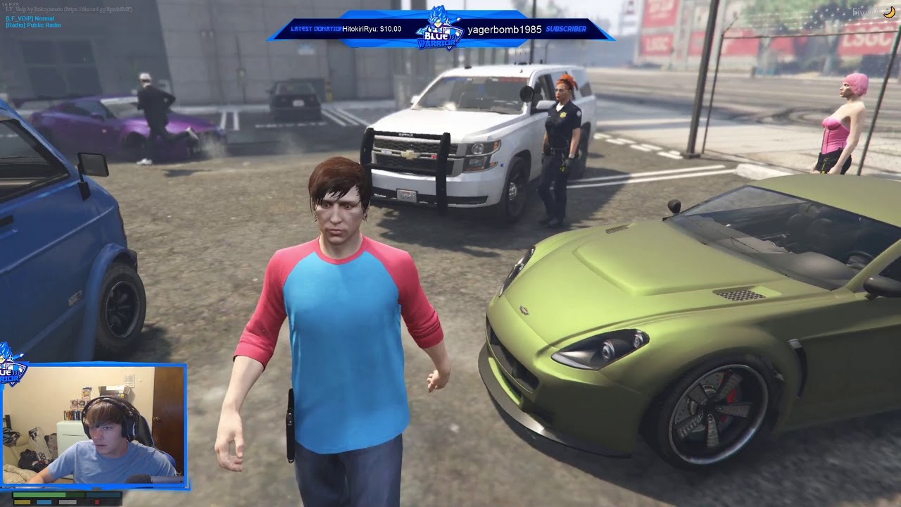 Messing with the police & Backstreet Brawling (GTA V RP) - YouTube