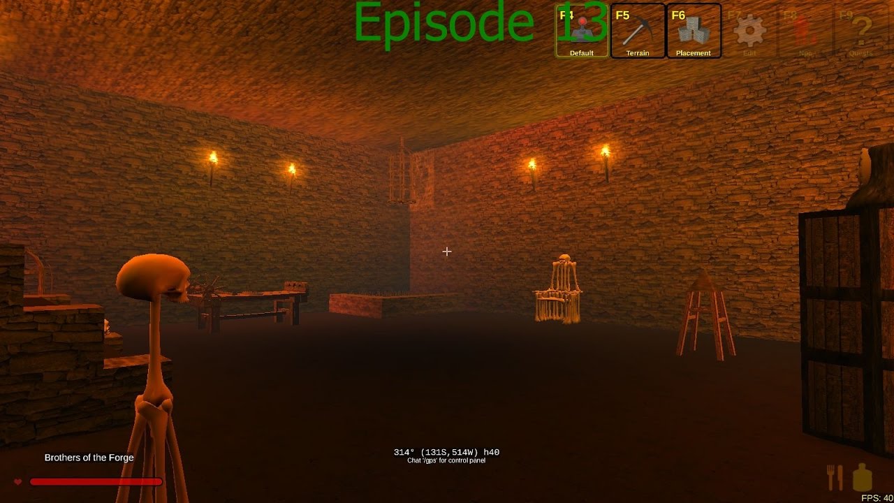 Rising World Multiplayer 13 The Castle Build The Dungeon - YouTube
