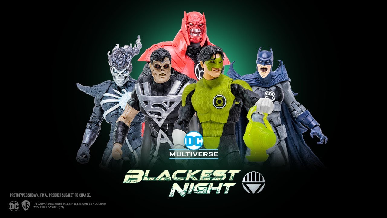NEW Blackest Night Build-A-Figures | Action Figure Showcase - YouTube
