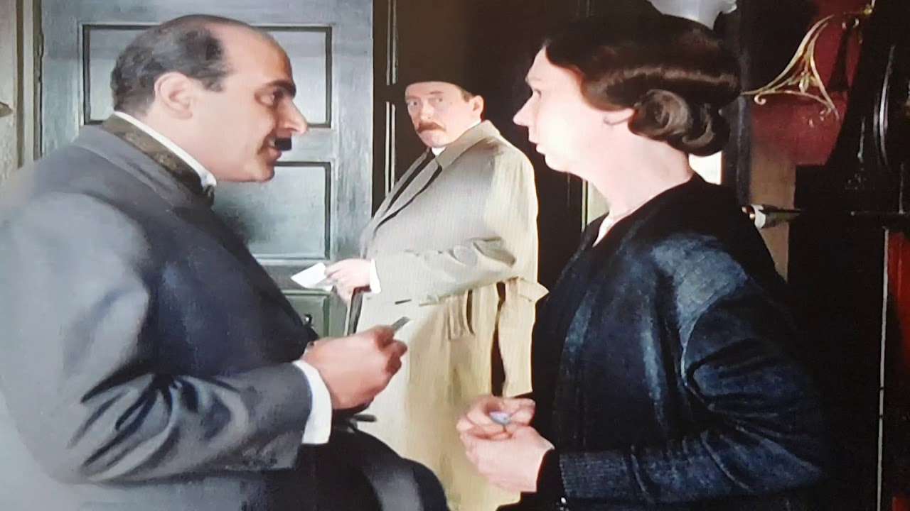 Poirot Death In The Clouds (an amusing scene) - YouTube