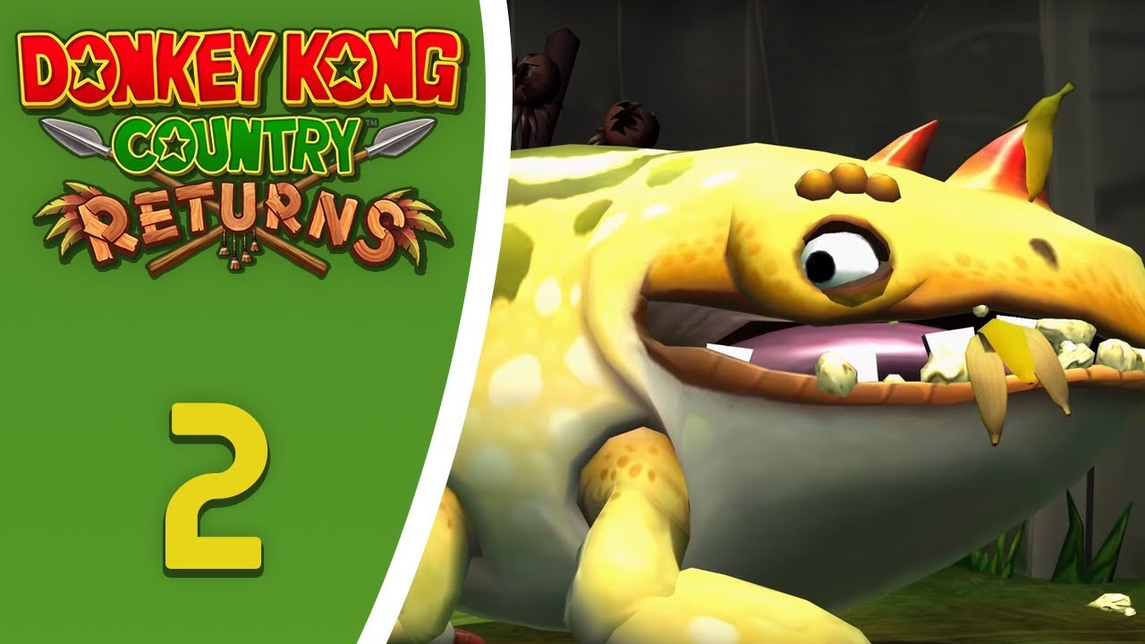 Let's Play Donkey Kong Country Returns (BLIND) Part 2: FUGLY MUGLY ...