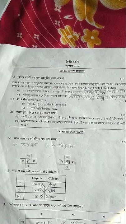 Model Activity Task class..2..part..8..Full marks.. পূর্ণমান ৩০ - YouTube