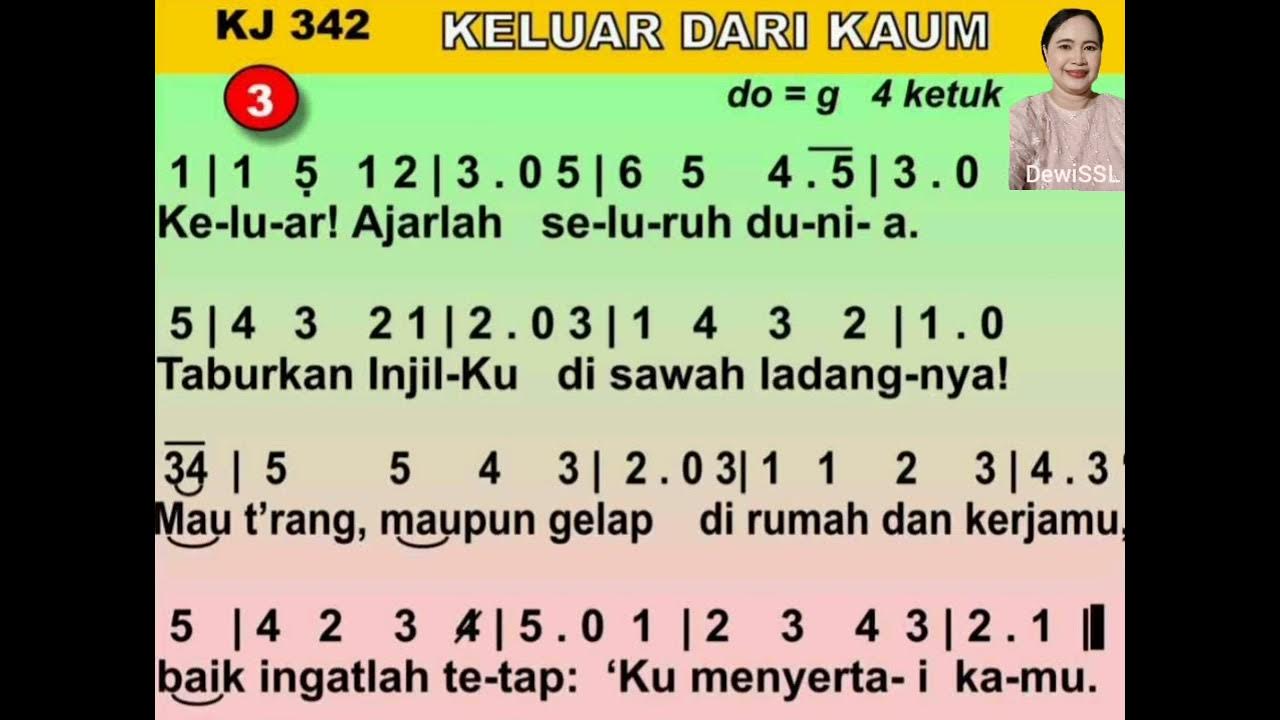 KJ. 342 Keluar Dari Kaum - Cover DewiSSL | Kidung Jemaat - YouTube