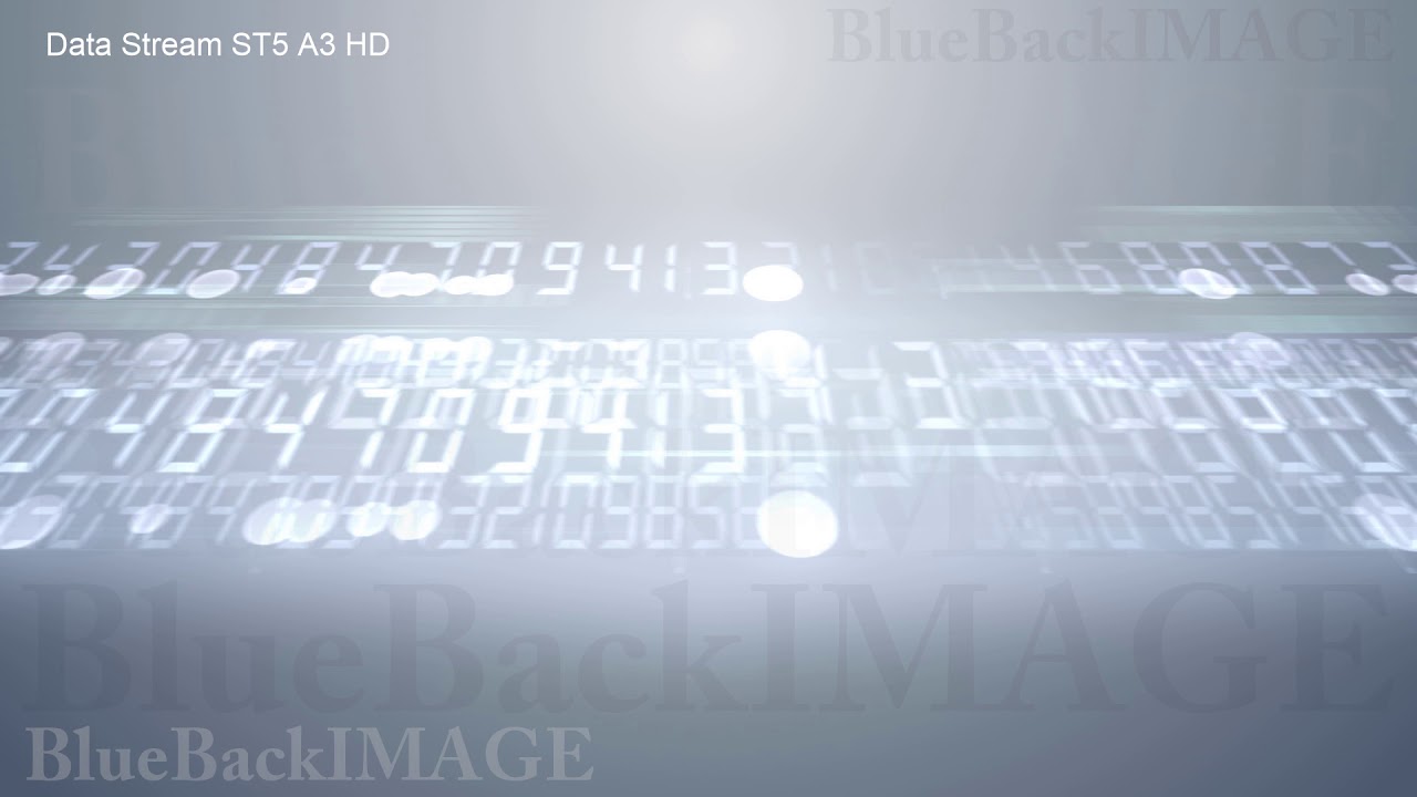 データ ストリーム デジタル 情報 流れ ネットワーク テクノロジー Data Stream ST5 A3 HD - YouTube