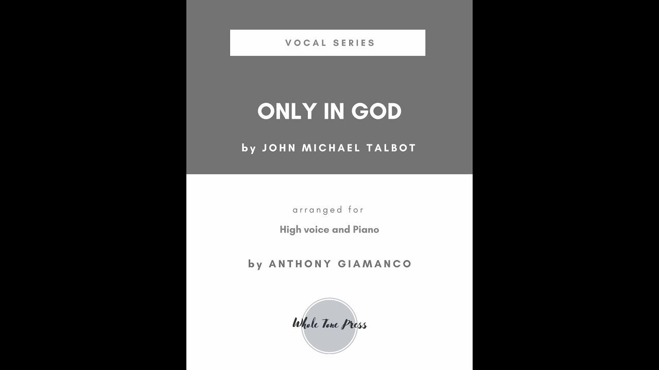 ONLY IN GOD (high voice, piano) - YouTube