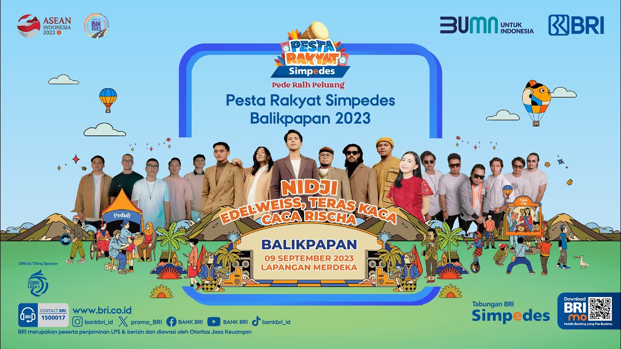 Pesta Rakyat Simpedes Balikpapan 2023 - YouTube