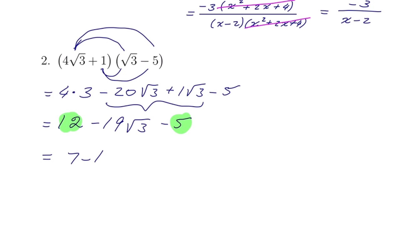 Math 131 Sample Final Exam Questions 1 to 4 - YouTube