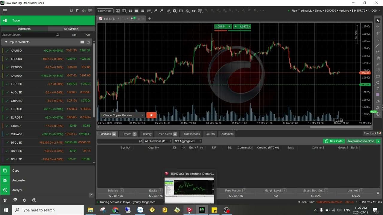Bot Copy Ctrader Copy Lệnh Giữa Mt4 Mt5 Và Ctrader Siêu Tốc độ Youtube