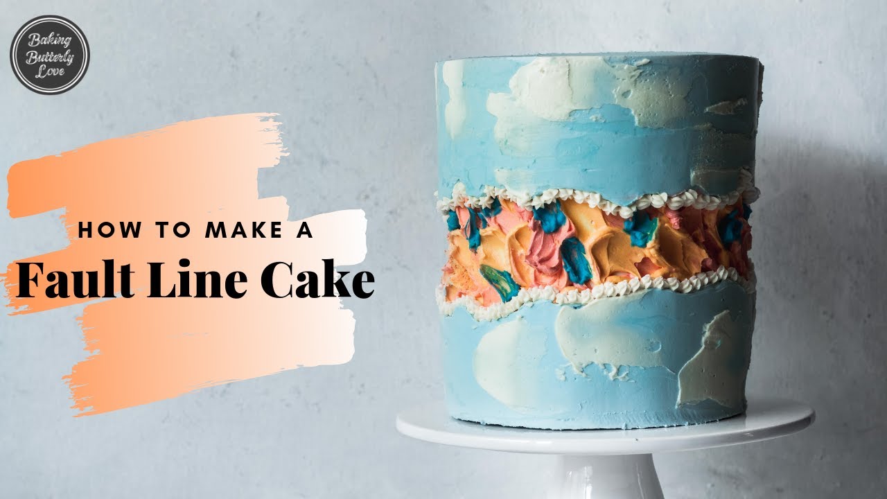 How to Make a Fault Line Cake - YouTube