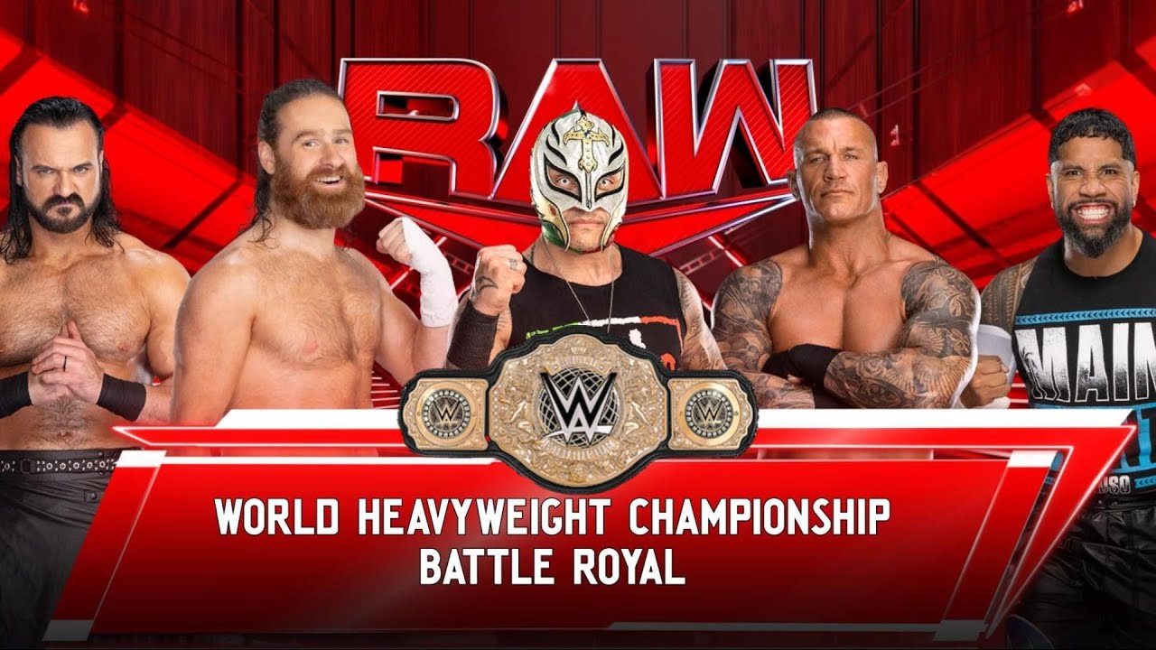 WWE World Title Battle Royal For the World title - YouTube