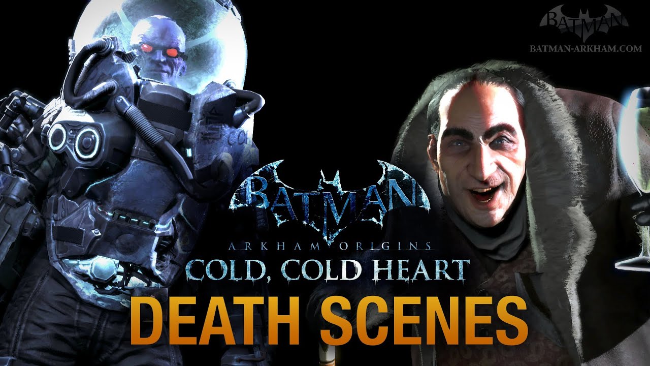 Batman: Arkham Origins - "Cold, Cold Heart" Game Over Death Scenes ...