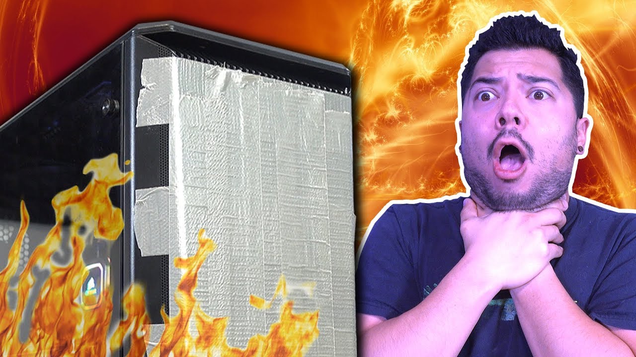 I duct taped my computer case...Here's what happened - YouTube