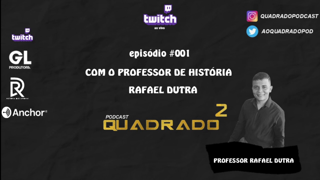 Professor Rafael Dutra - #001 Ao Quadrado Podcast - YouTube