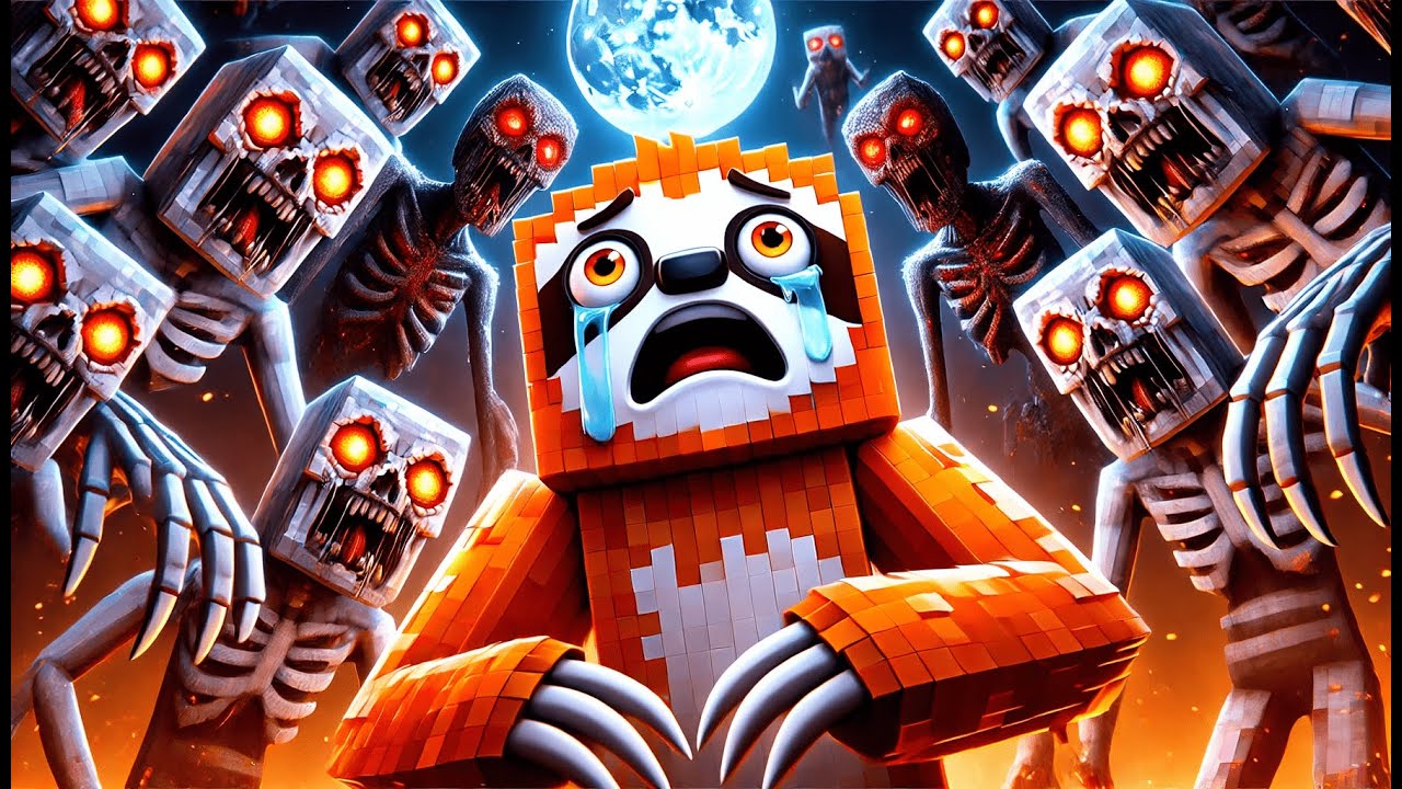 Escaping Multiple Horror Entities In Minecraft… - YouTube